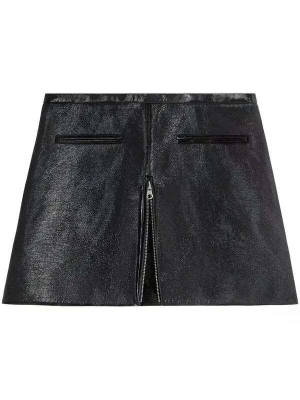 COURREGES Heritage Coated Miniskirt