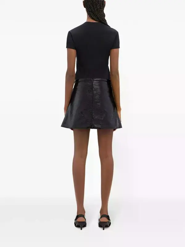 COURREGES Heritage Coated Miniskirt