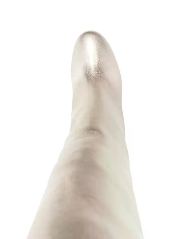 MAISON SKORPIOS Adrianna 90mm Knee-high Leather Boots