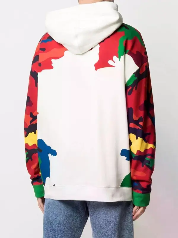 Valentino Garavani Camouflage Print Hoodie