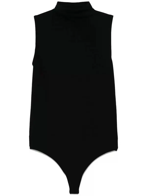 Wolford Sleeveless High Neck Bodysuit - Black