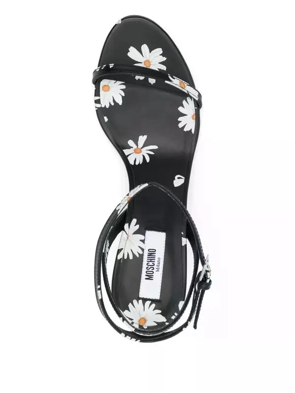 Moschino 55mm Floral-print Sandals