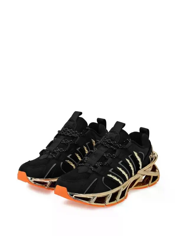 PLEIN SPORT Runner Sneakers With Metallic Detail