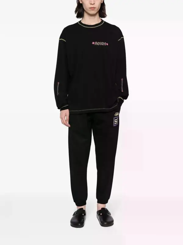 ADISH Alkhws Logo-print Cotton Track Pants