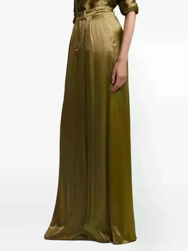 Ralph Lauren Demetrius Pleated Maxi Skirt
