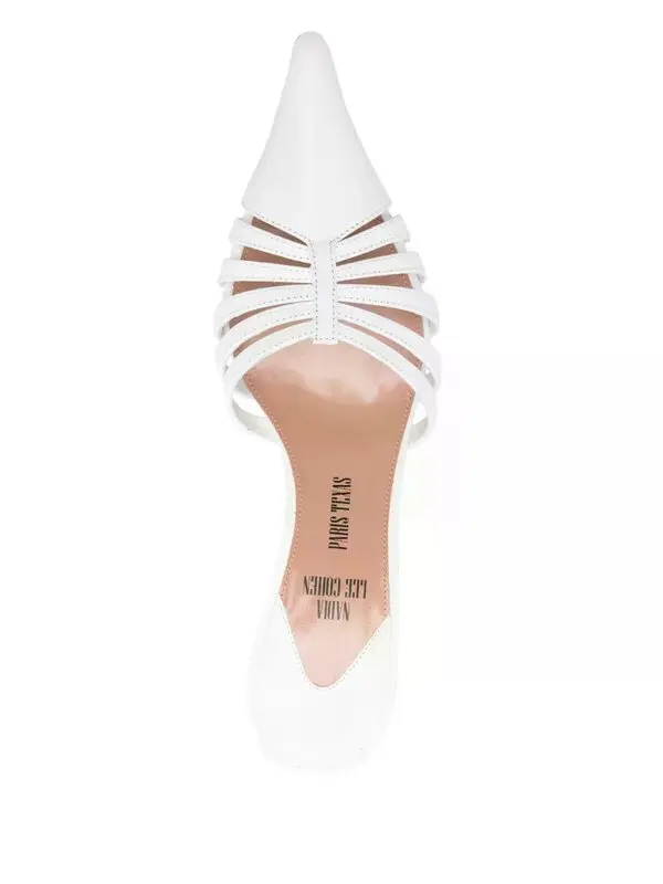 Paris Texas 85mm Nadia Sandals - White