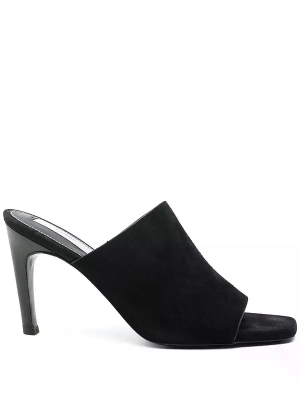 TOTEME 90mm Velour Mules