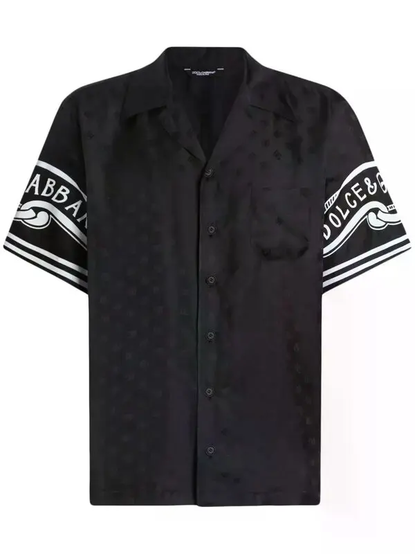 Dolce & Gabbana Printed Silk Shirt