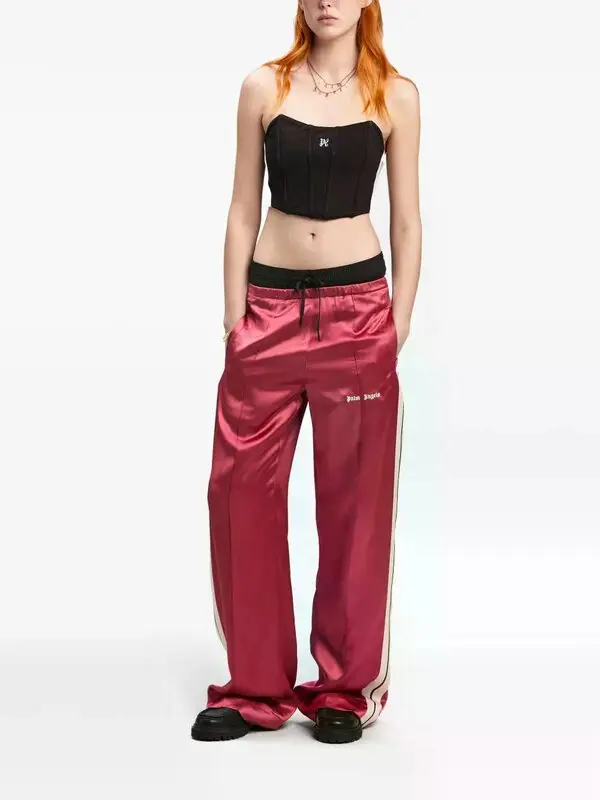Palm Angels Logo Fluid Track Pants
