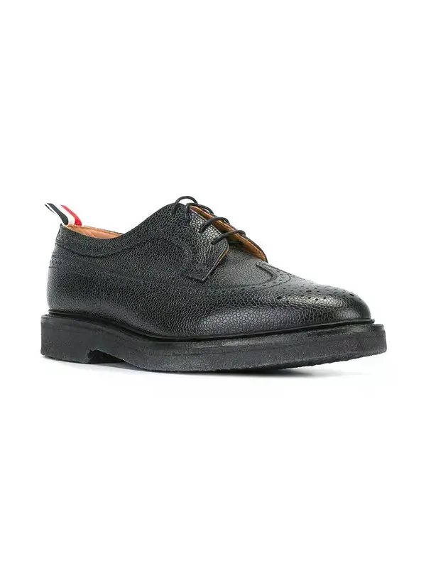 Thom Browne Longwing Leather Brogues - Black