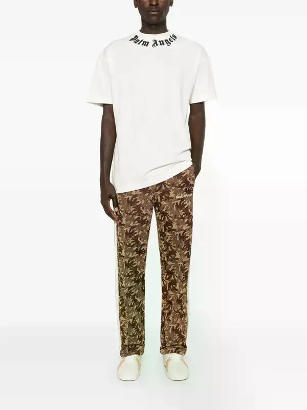 Palm Angels Camo Logo-embroidered Track Pants
