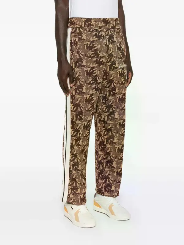 Palm Angels Camo Logo-embroidered Track Pants