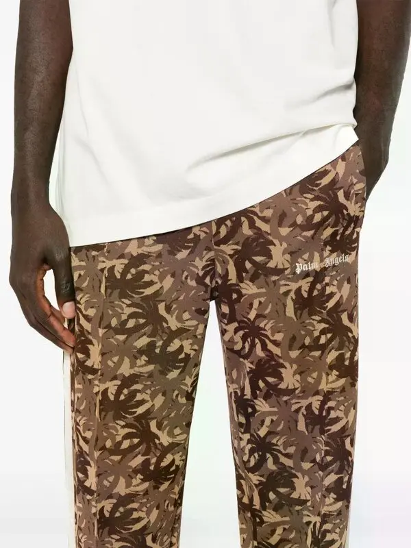 Palm Angels Camo Logo-embroidered Track Pants