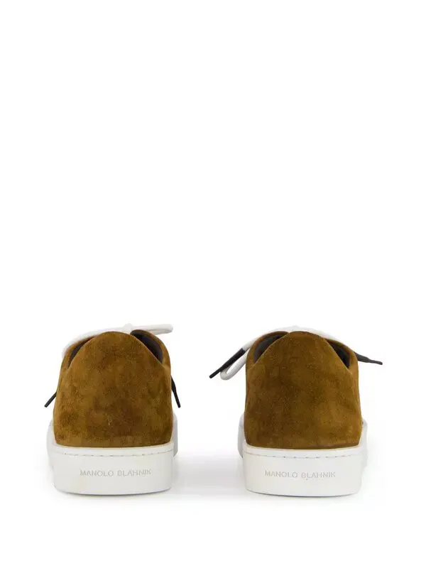 Manolo Blahnik Suede Trainers - Brown