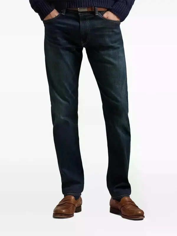 Polo Ralph Lauren Embroidered Pony Parkside Jeans - Blue