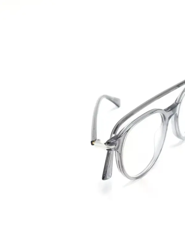 Montblanc Translucent Round Frame Eyeglasses