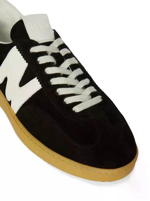 MSGM Suede Lace-up Sneakers