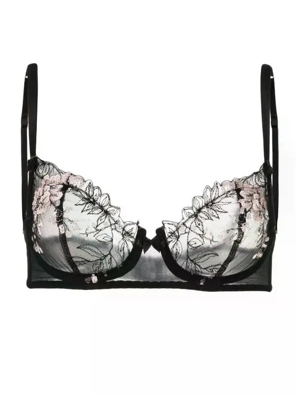 GILDA & PEARL Lace Silk Bra
