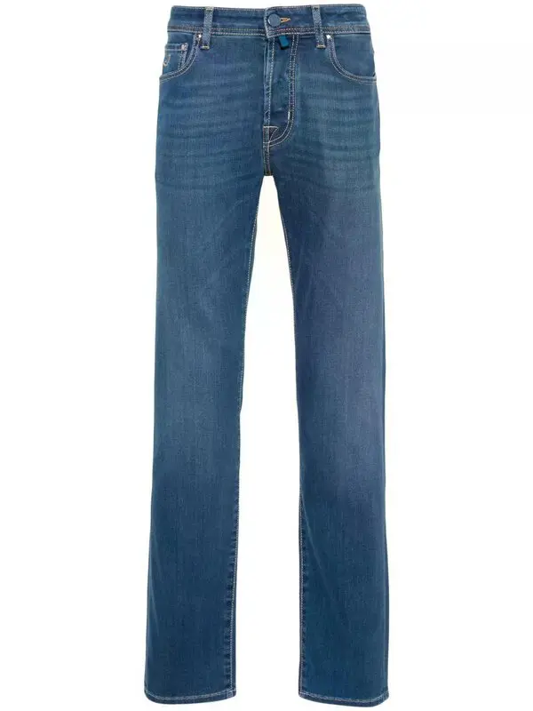 Jacob Cohen Bard Mid-rise Slim-fit Jeans - Black