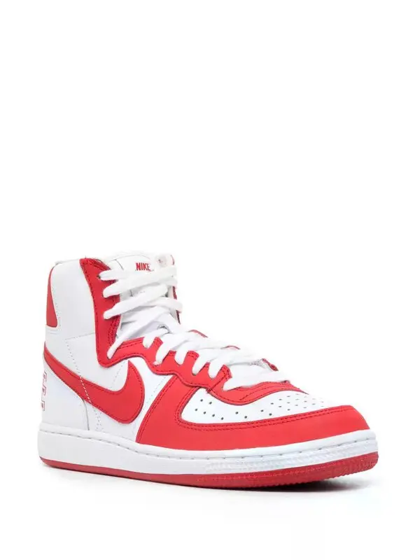 Comme Des Garçons X Nike Terminator High-top Sneakers - Red