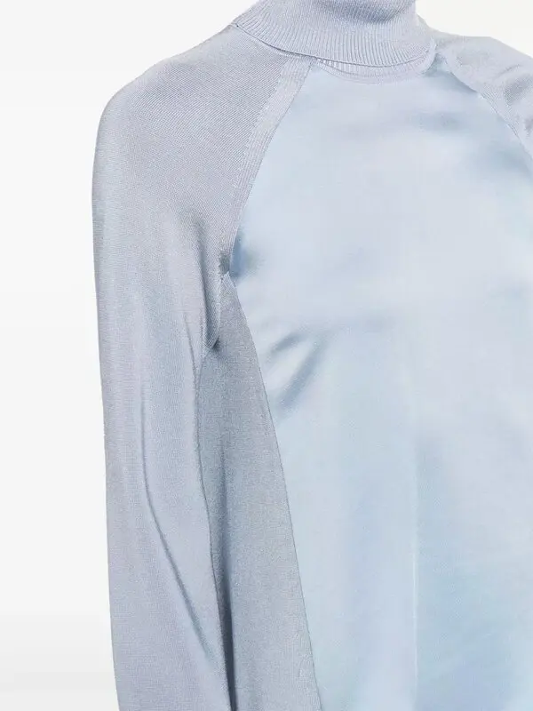 Simkhai Mateo Panelled Turtleneck Top