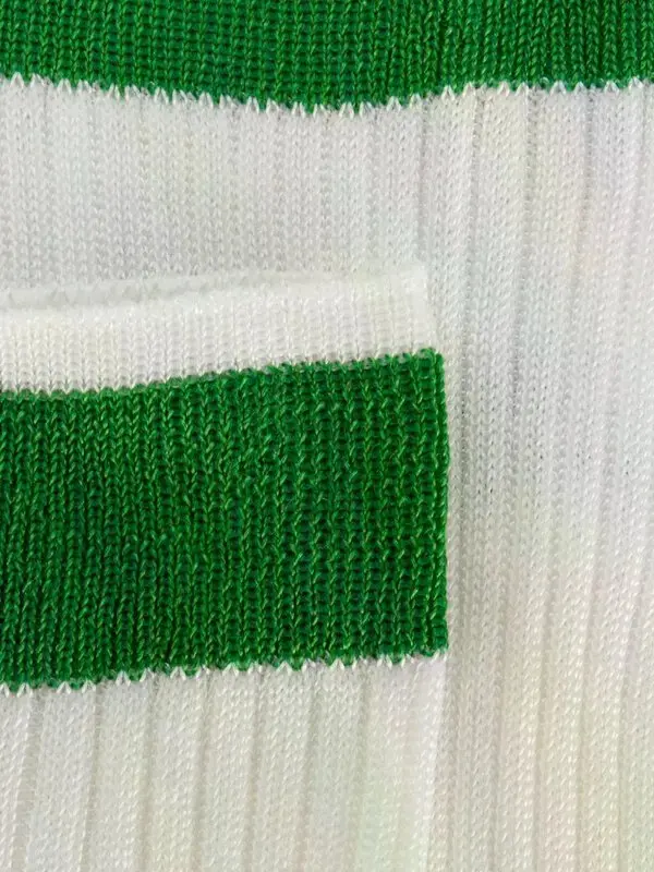 Valentino Garavani Ribbed Socks With Stripe Detailing