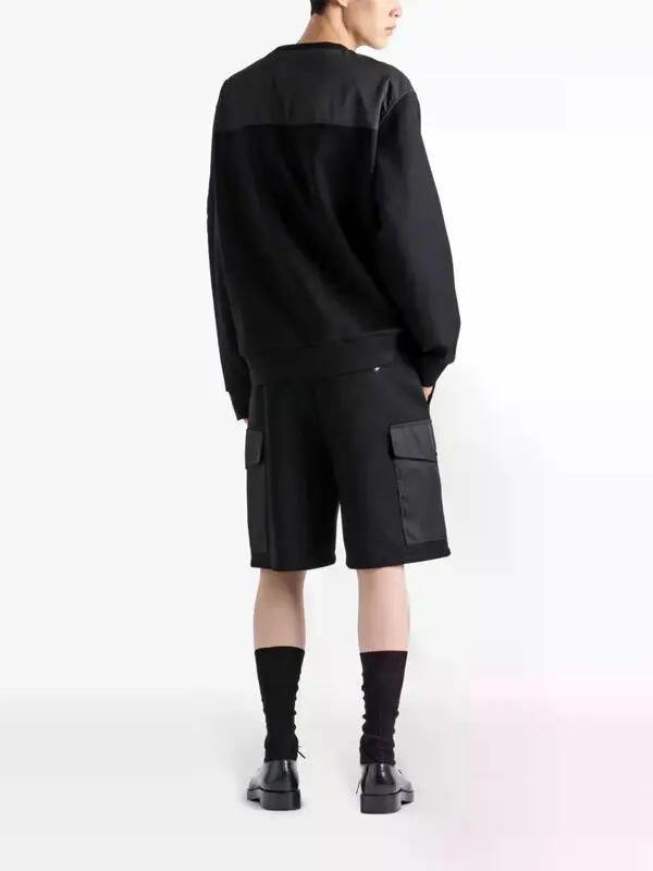 Prada Paneled Sweatshirt
