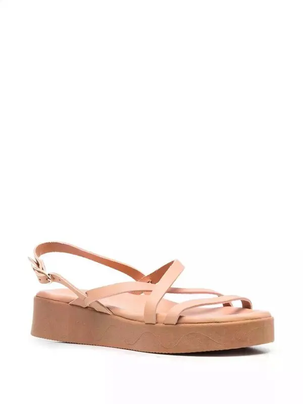 ANCIENT GREEK SANDALS Silia Crossover Strap Sandals - Neutrals
