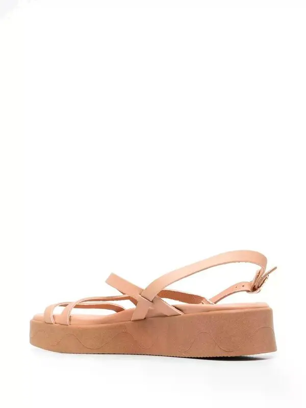 ANCIENT GREEK SANDALS Silia Crossover Strap Sandals - Neutrals