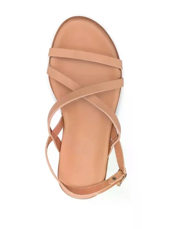 ANCIENT GREEK SANDALS Silia Crossover Strap Sandals - Neutrals