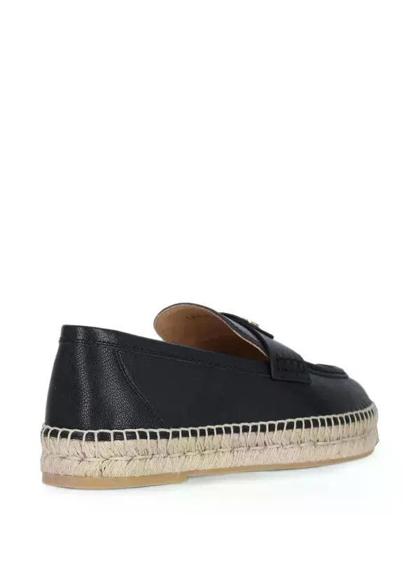 Valentino Garavani Palm Avenue Calfskin Loafers - Black