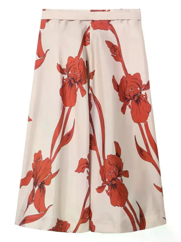 La DoubleJ Floral Print Wrap Skirt - Neutrals