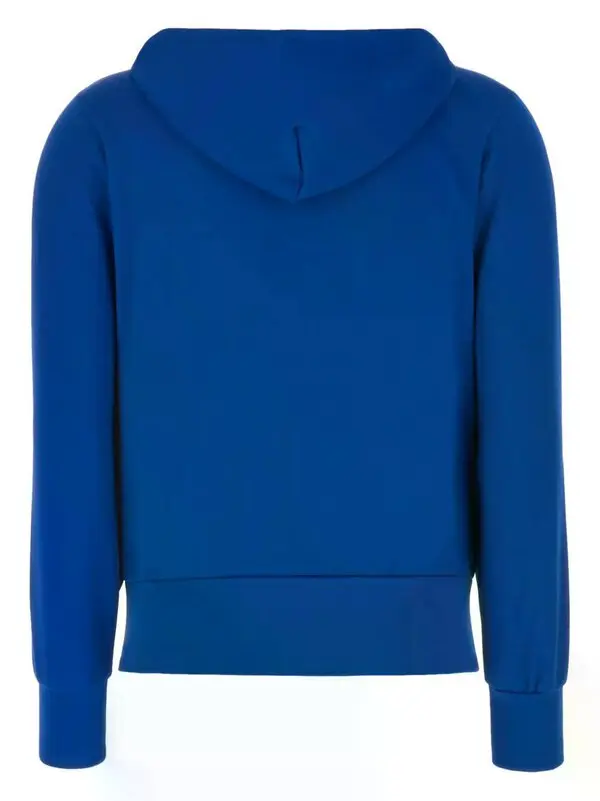 Play Comme Des Garcon Zip Up Hoodie - Blue