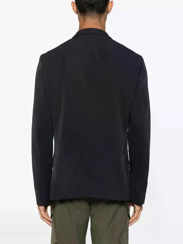 Herno Textured Two-button Blazer - Blue