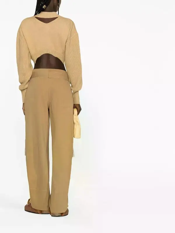 LOW CLASSIC Tapered-leg Cargo Trousers
