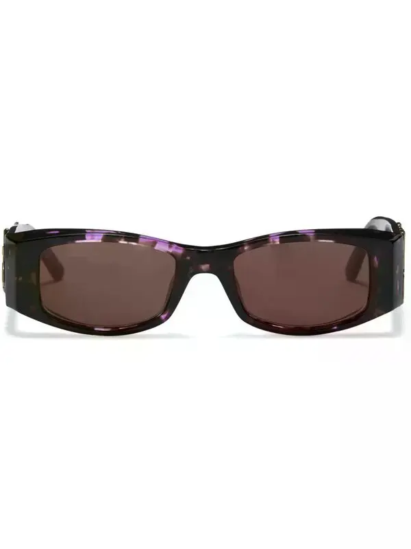 Palm Angels Rectangle Frame Sunglasses - Purple