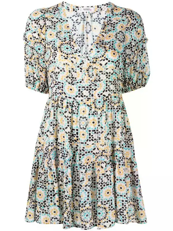 LEMLEM Telem Graphic-print Mini Dress