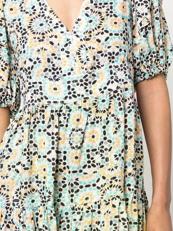 LEMLEM Telem Graphic-print Mini Dress