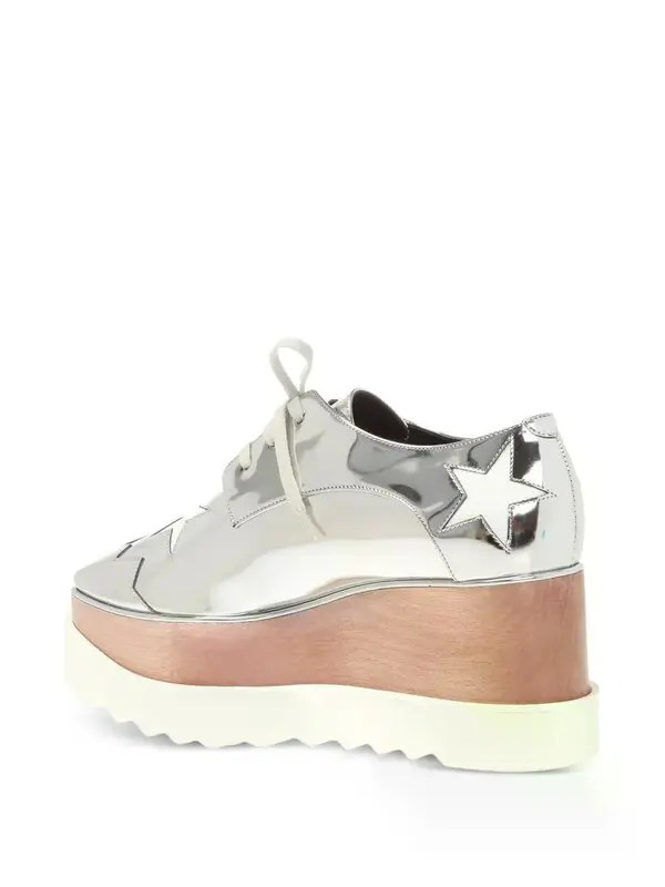 Stella McCartney Elyse Platform Oxford Shoes - Silver
