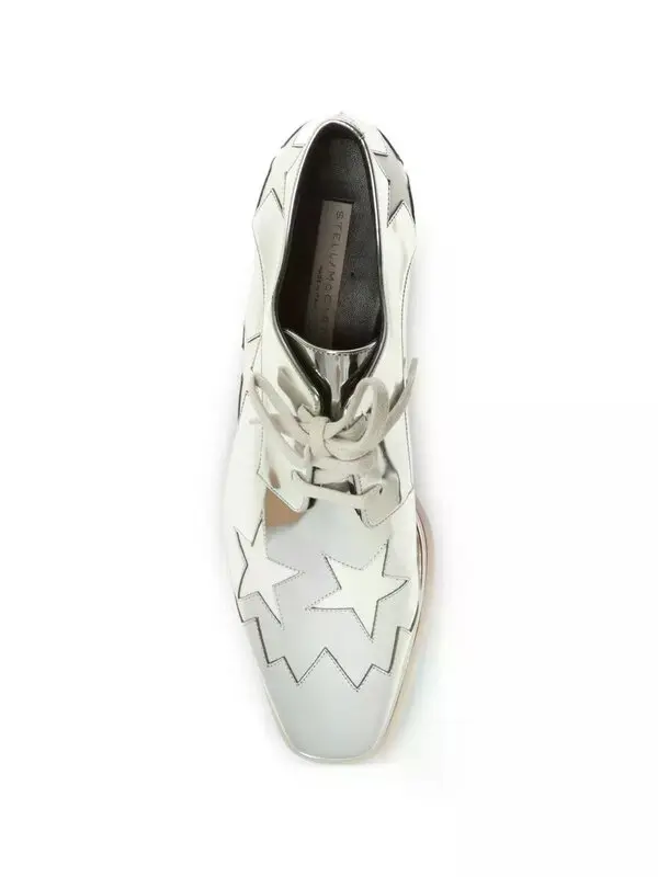 Stella McCartney Elyse Platform Oxford Shoes - Silver