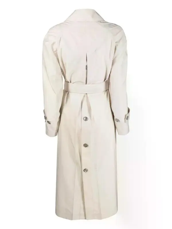 MOORER Belted Single-breasted Coat