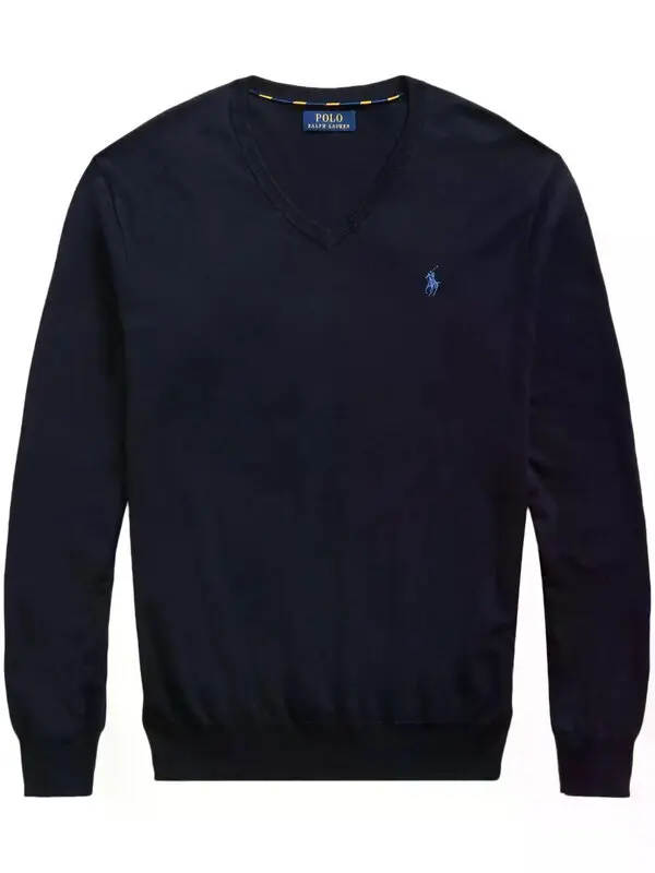 Polo Ralph Lauren Embroidered V-neck Jumper