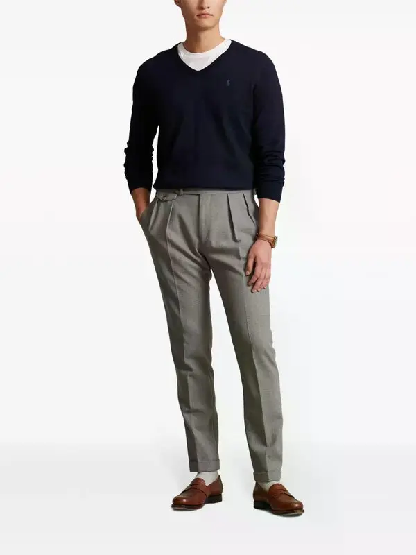 Polo Ralph Lauren Embroidered V-neck Jumper