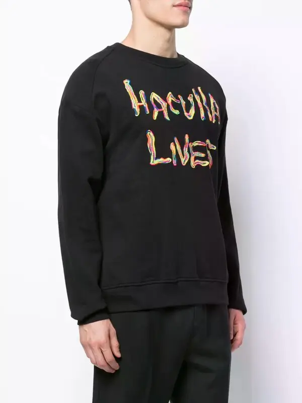 HACULLA. Cotton Oversized Back Print Sweatshirt