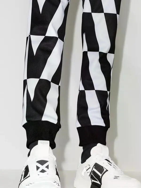 Valentino Garavani Optical Tapered Track Pants