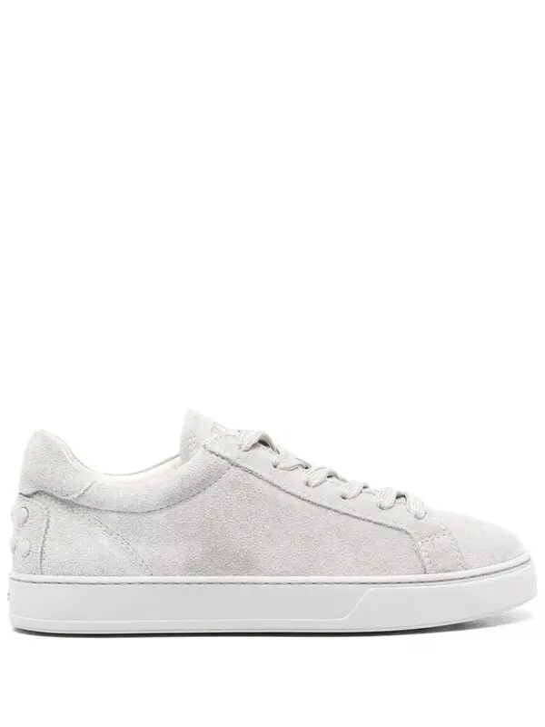 TOD'S Suede Lace-up Sneakers - Grey