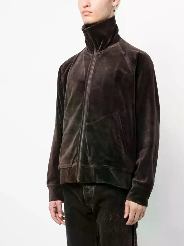 MASTERMIND WORLD Skull-embroidered Zip-up Jacket