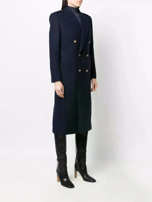 Saint Laurent Double-breasted Tailored Coat
