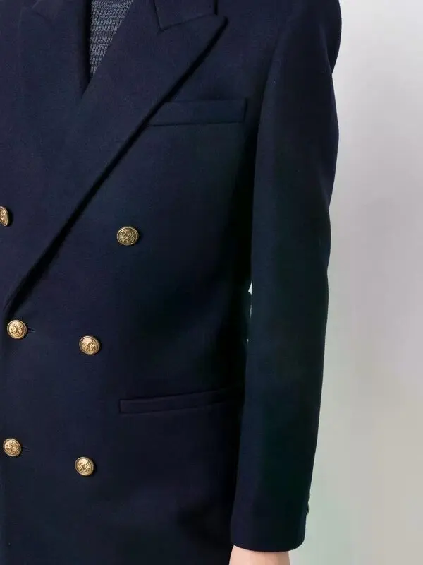 Saint Laurent Double-breasted Tailored Coat
