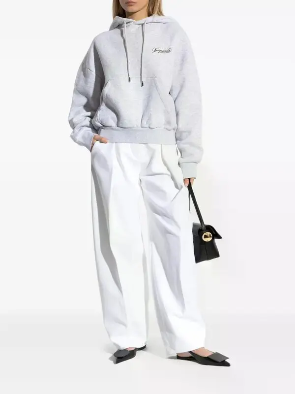 Jacquemus Logo Embroidered Hoodie